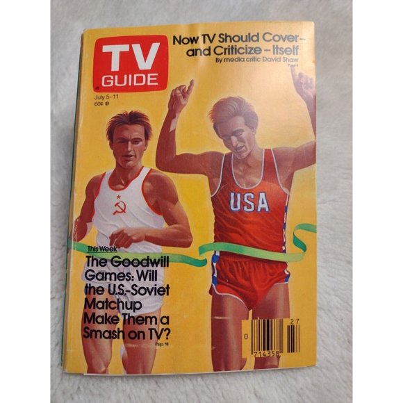 Other | Tv Guide July 1986 Goodwill Games Soviet Union Usa Linda Dano ...